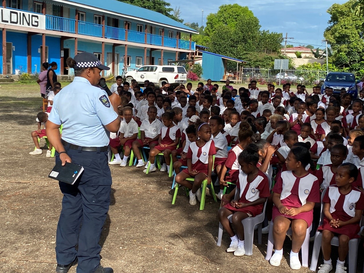 RSIPF and NZ police deliver Safety Messages to Schools in Honiara | Royal Solomon Islands Police ...